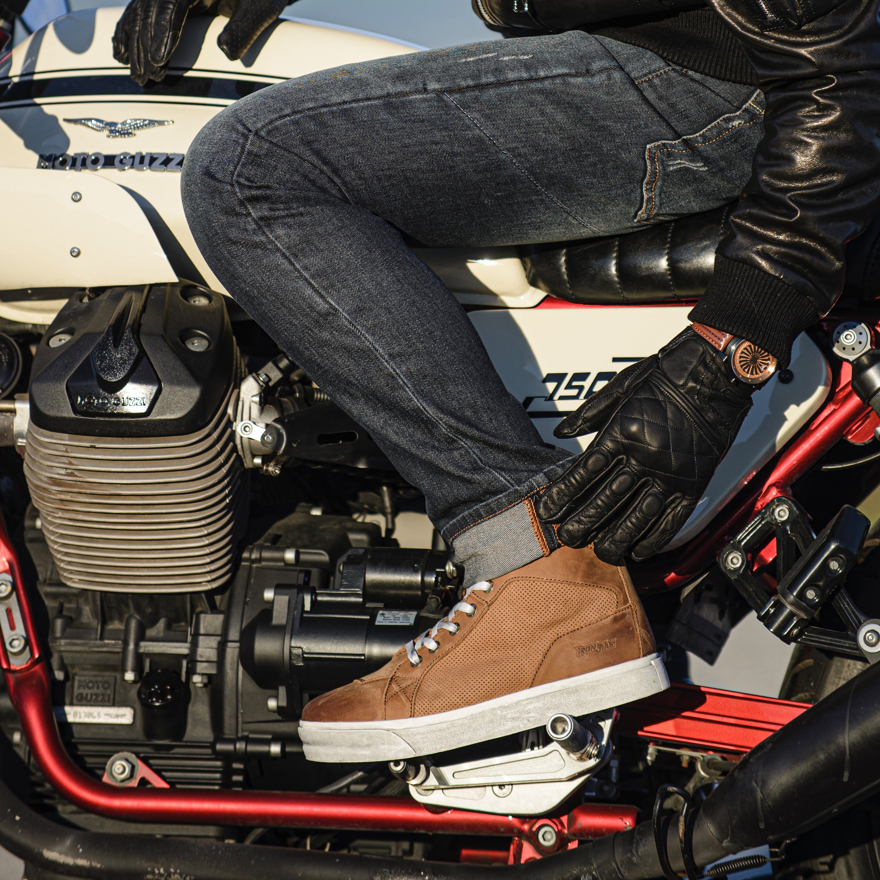 Retro Leather Motorcycle Boots | XZ006 – IRONJIAS