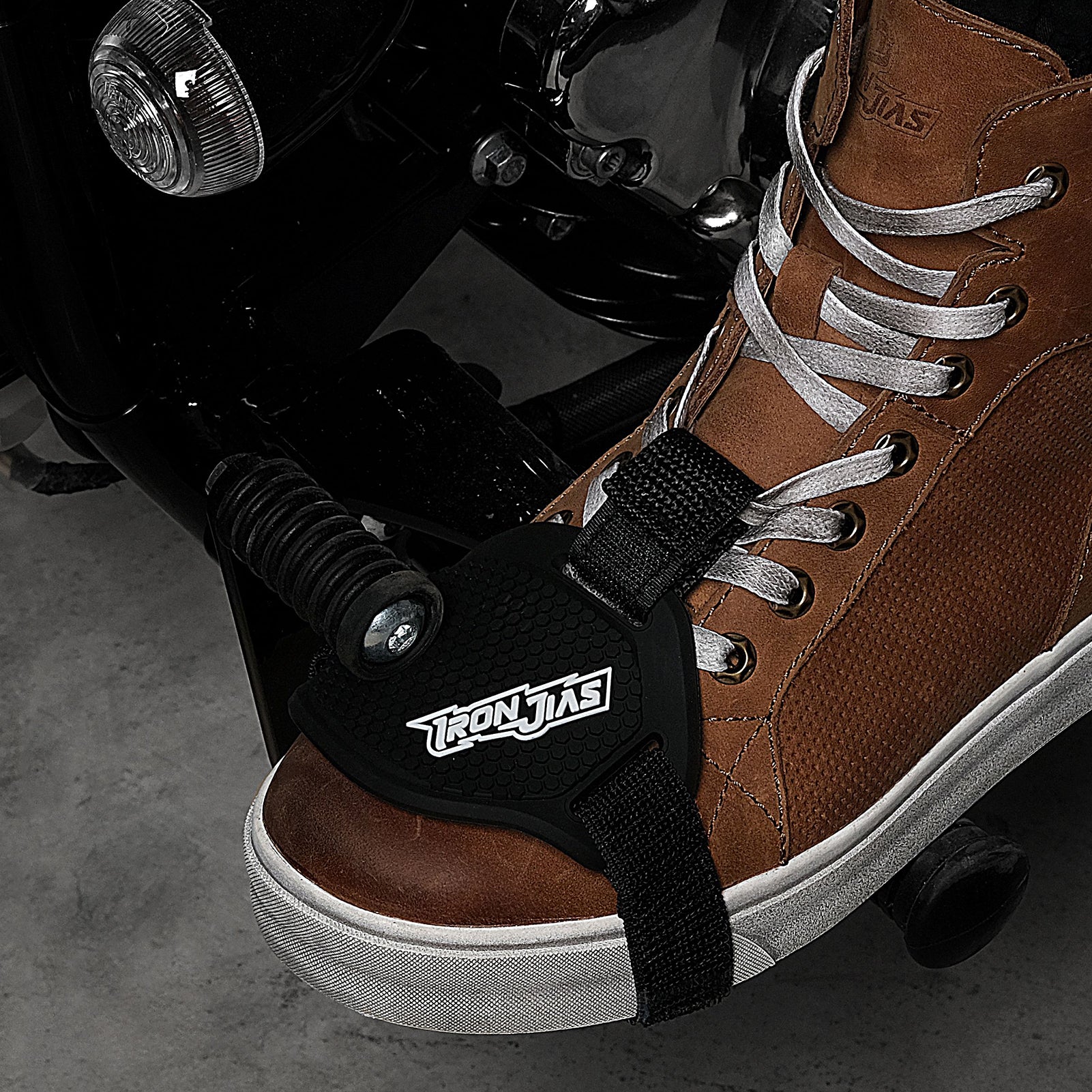 Motorcycle Shoes Protector | shiftpad – IRONJIAS